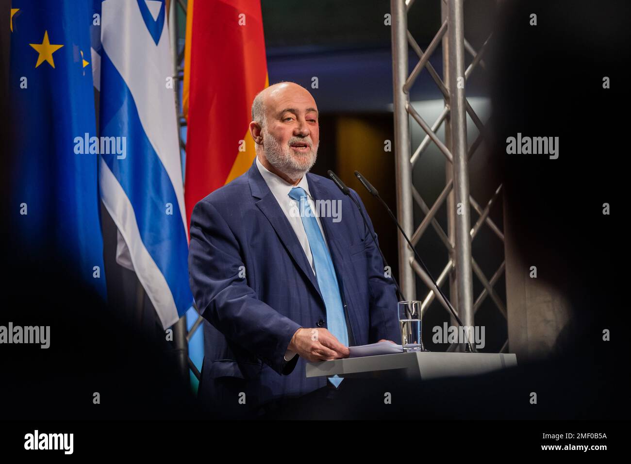 Berlin, Germany. 24th Jan, 2023. Ron Prosor, Ambassador of Israel to ...