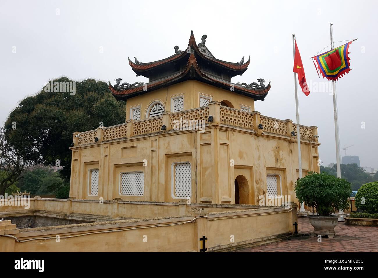Nguyen dynasty pavilion, Đoan Môn, the main gate, Imperial Citadel of ...