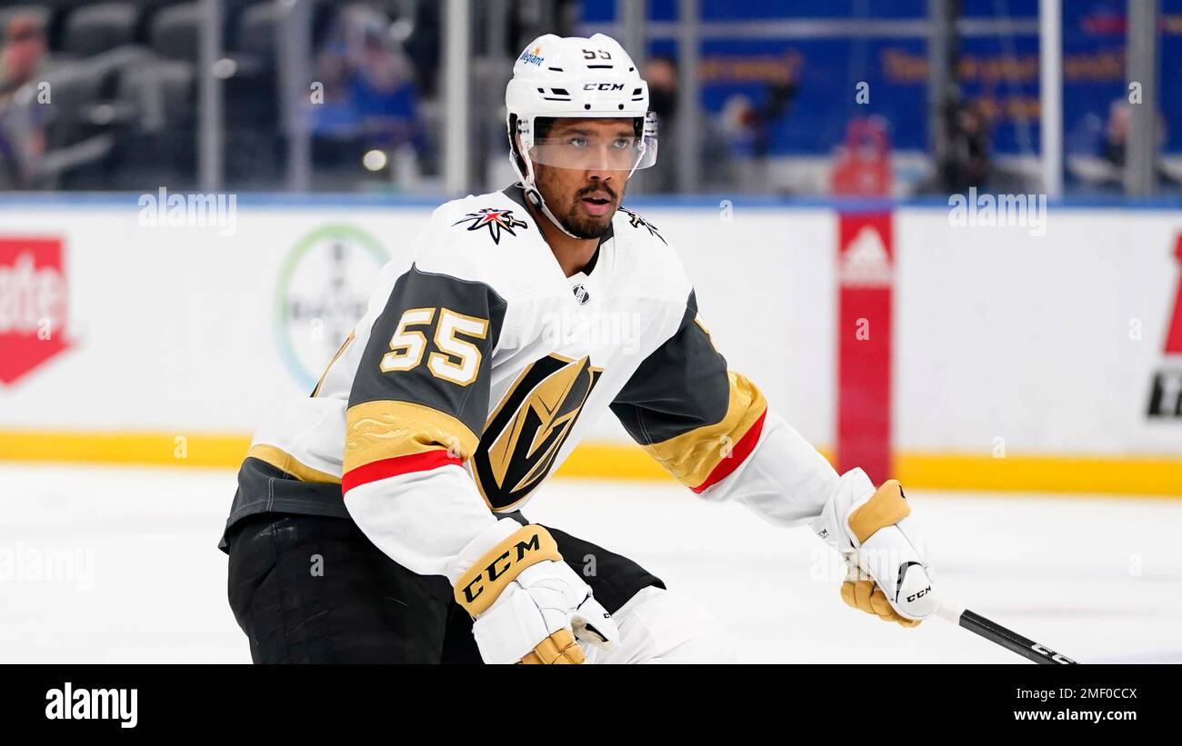 Vegas Golden Knights' Keegan Kolesar in action during the first period ...