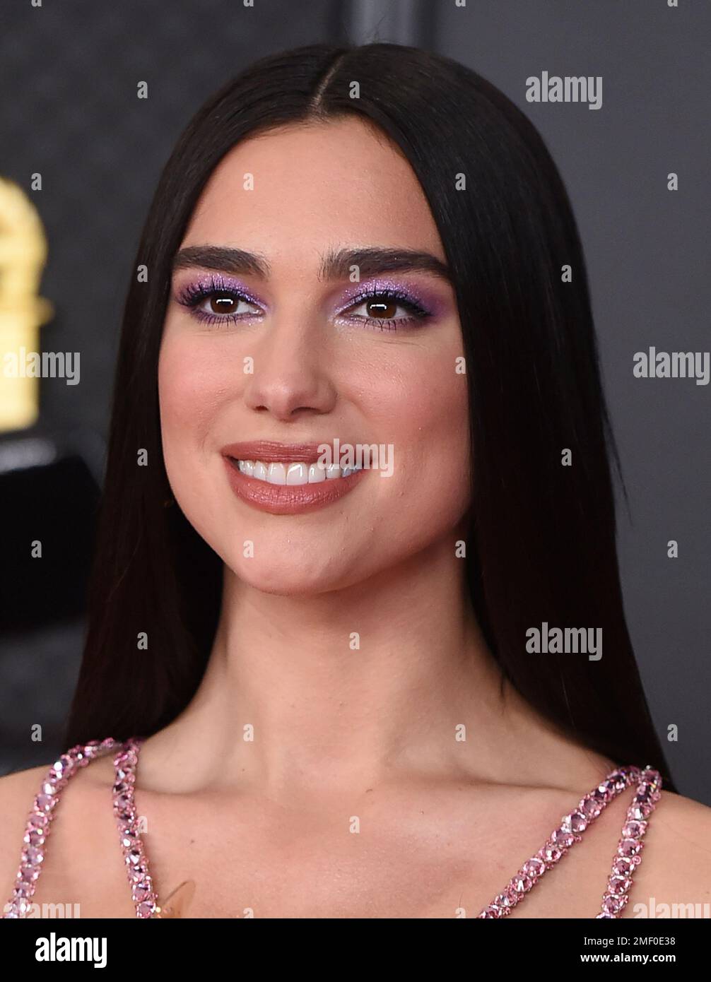 Due Lipa, winner of the award for best pop vocal album for "Future ...