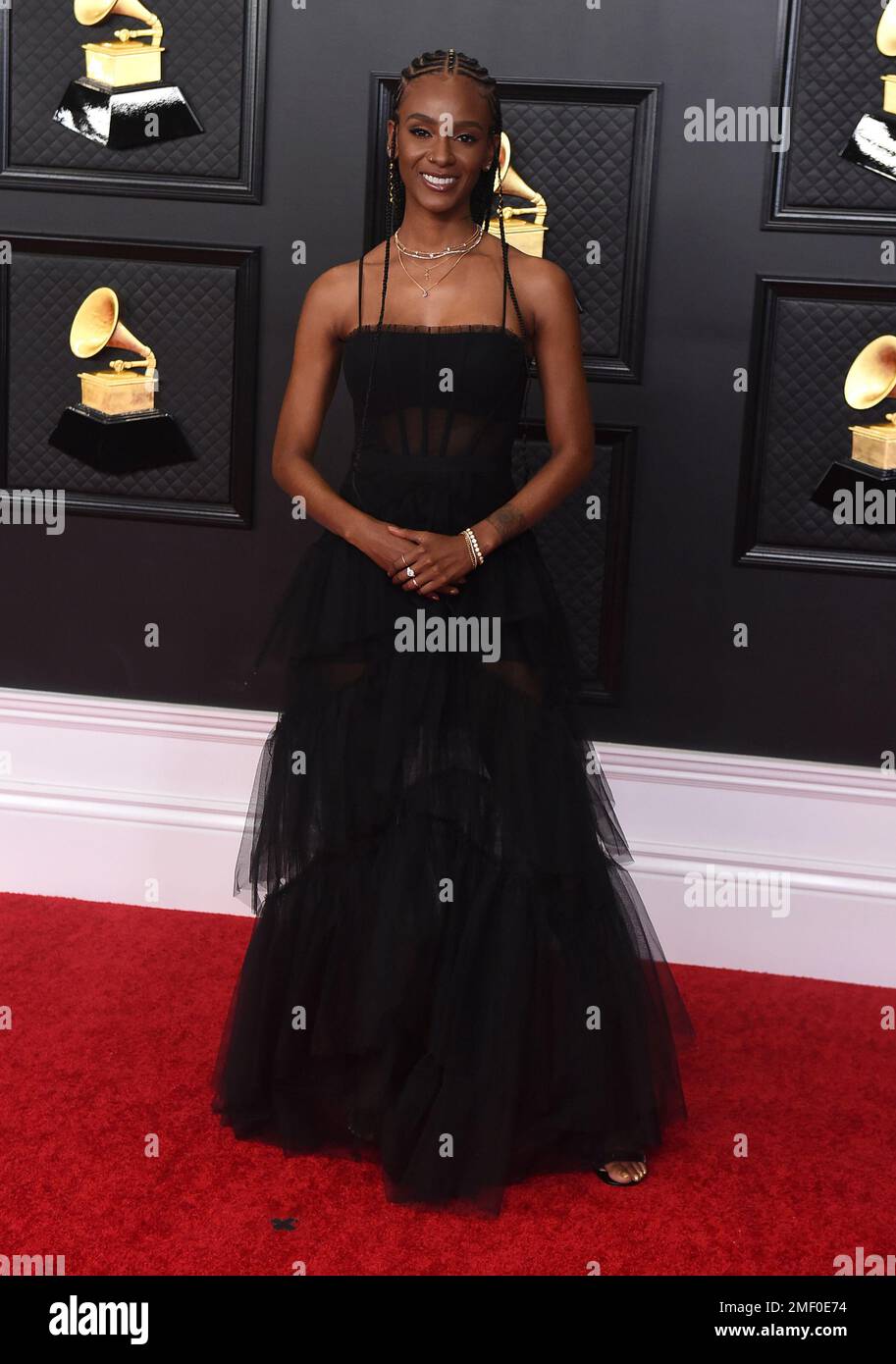 Tiara Thomas arrives at the 63rd annual Grammy Awards at the Los ...
