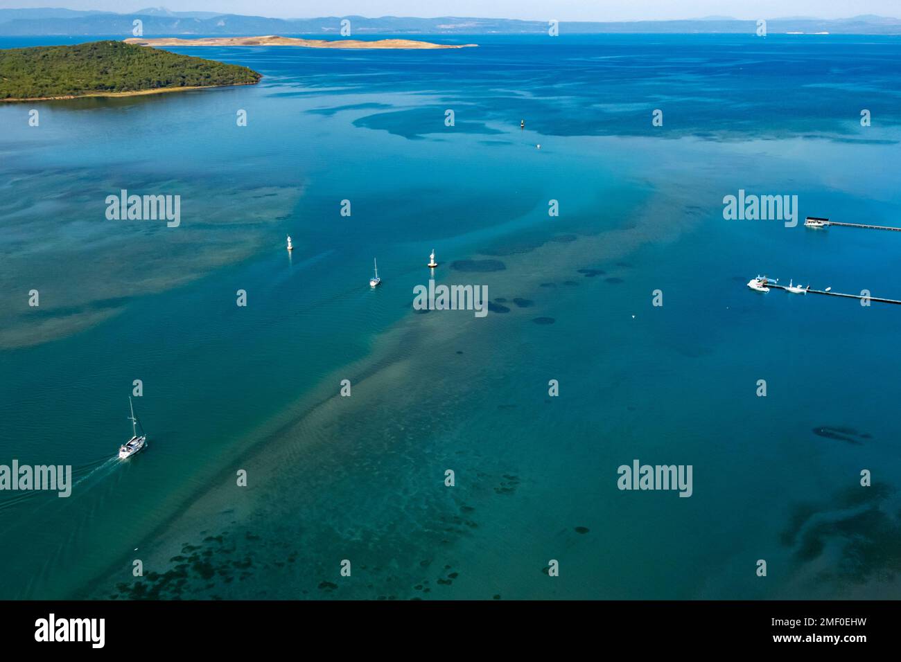 Balikesir ayvalik cunda island aerial hi-res stock photography and ...