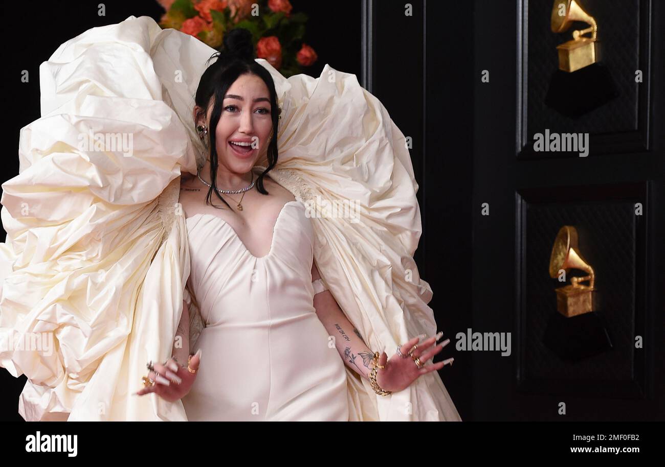 Noah Cyrus arrives at the 63rd annual Grammy Awards at the Los Angeles ...