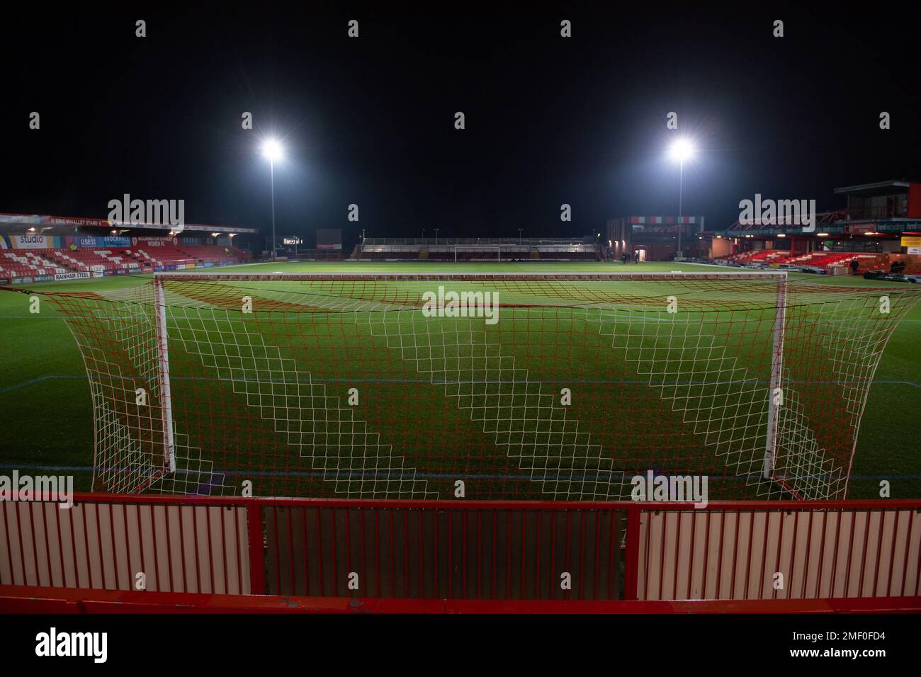 General view of Wham Stadium, Home of Accrington Stanley ahead of the ...