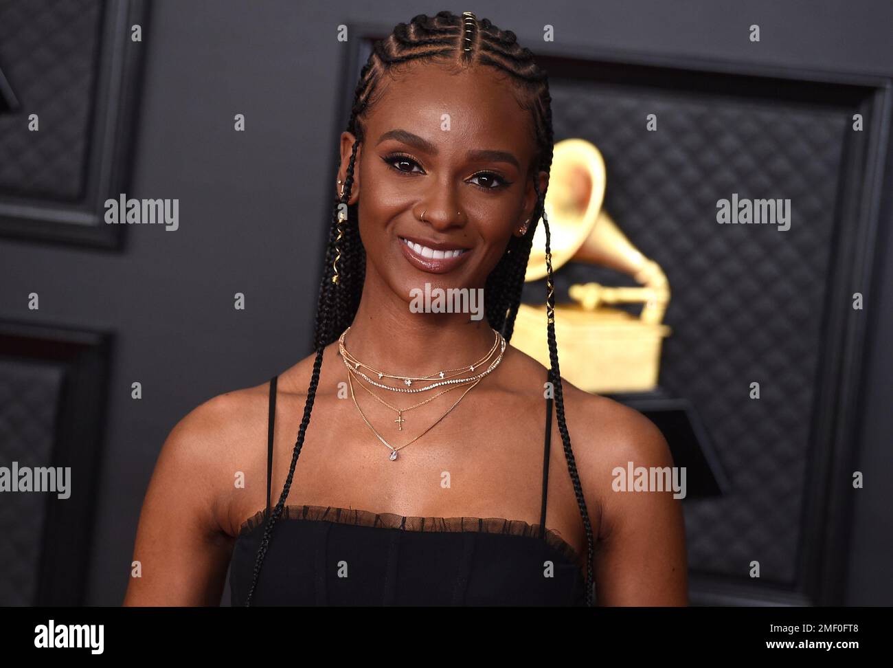 Tiara Thomas arrives at the 63rd annual Grammy Awards at the Los ...