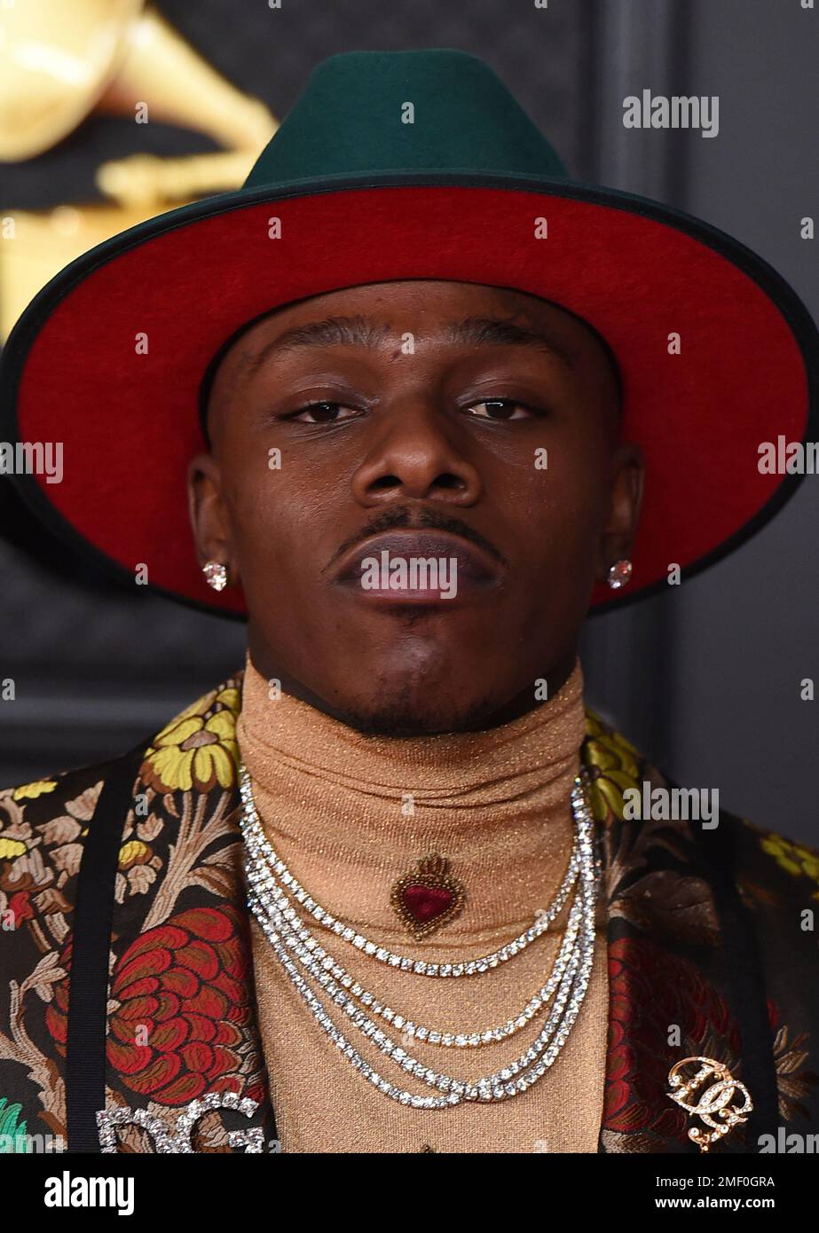 DaBaby arrives at the 63rd annual Grammy Awards at the Los Angeles ...