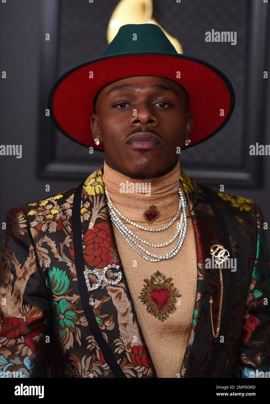 DaBaby arrives at the 63rd annual Grammy Awards at the Los Angeles ...