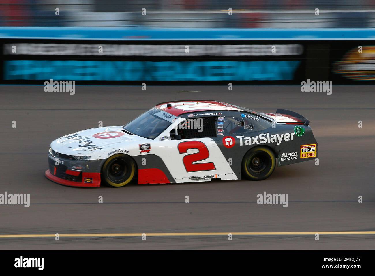 Myatt Snider races through Turn 4 during a NASCAR Xfinity Series auto ...