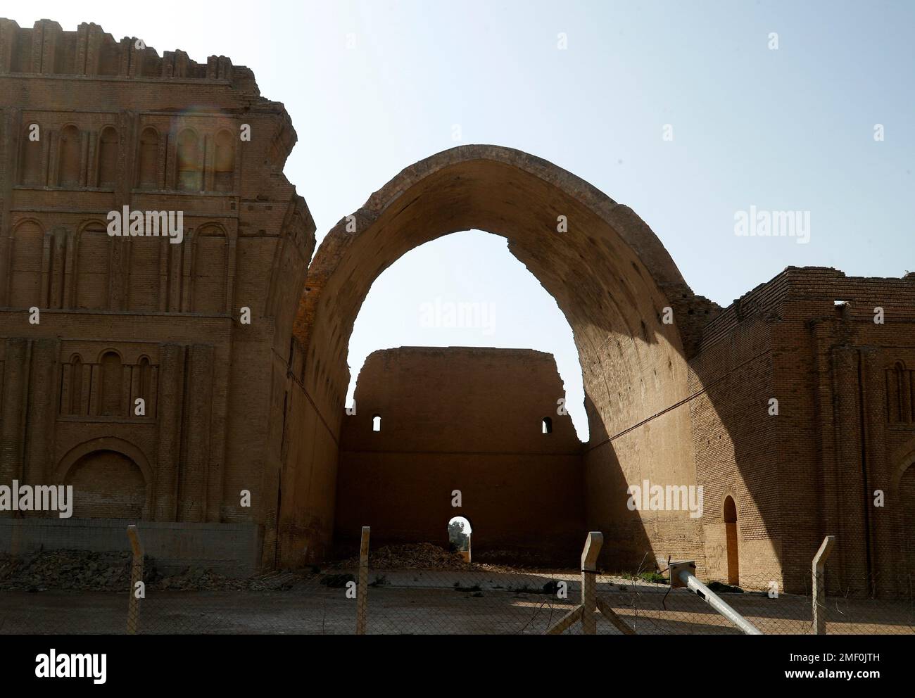 A general view of the Great Arch of Ctesiphon, a 3rd to 6th-century ...
