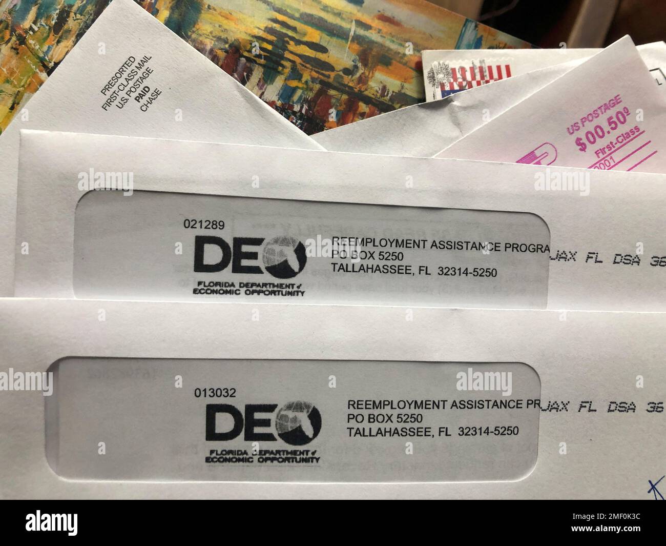 FILE - In this Thursday, Nov. 5, 2020, file photo, envelopes from the ...