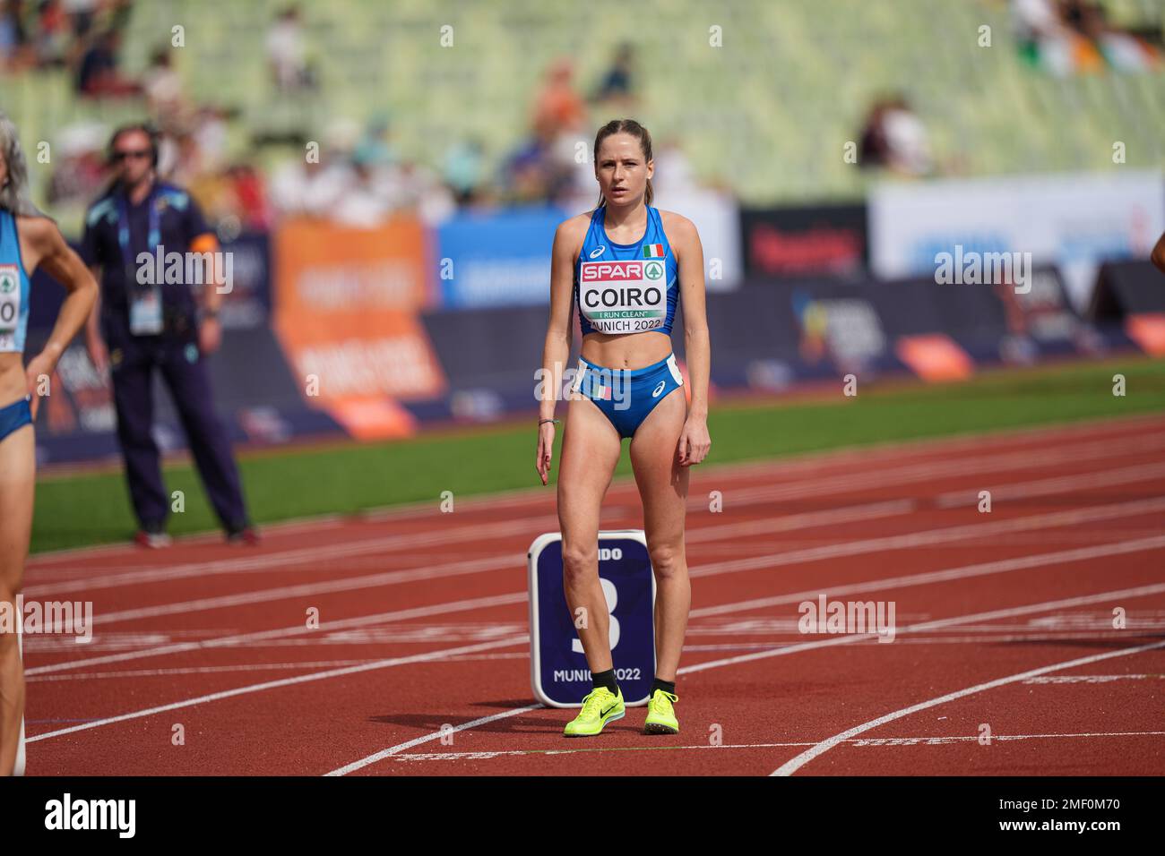 Eloisa COIRO participating in the 800 meters of the European Athletics ...
