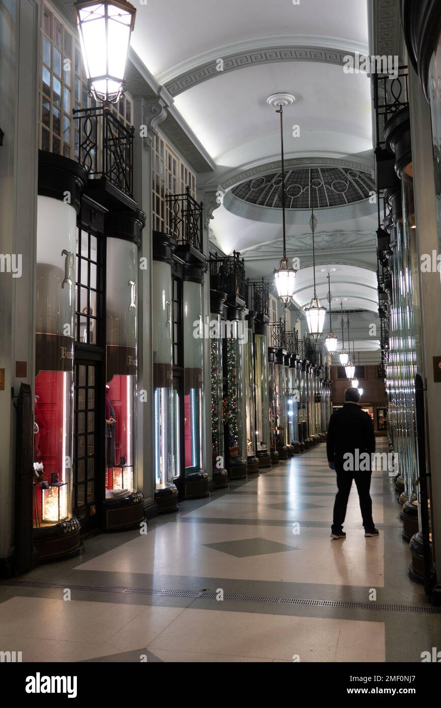 Piccadilly Arcade running between Piccadilly and Jermyn Street in ...