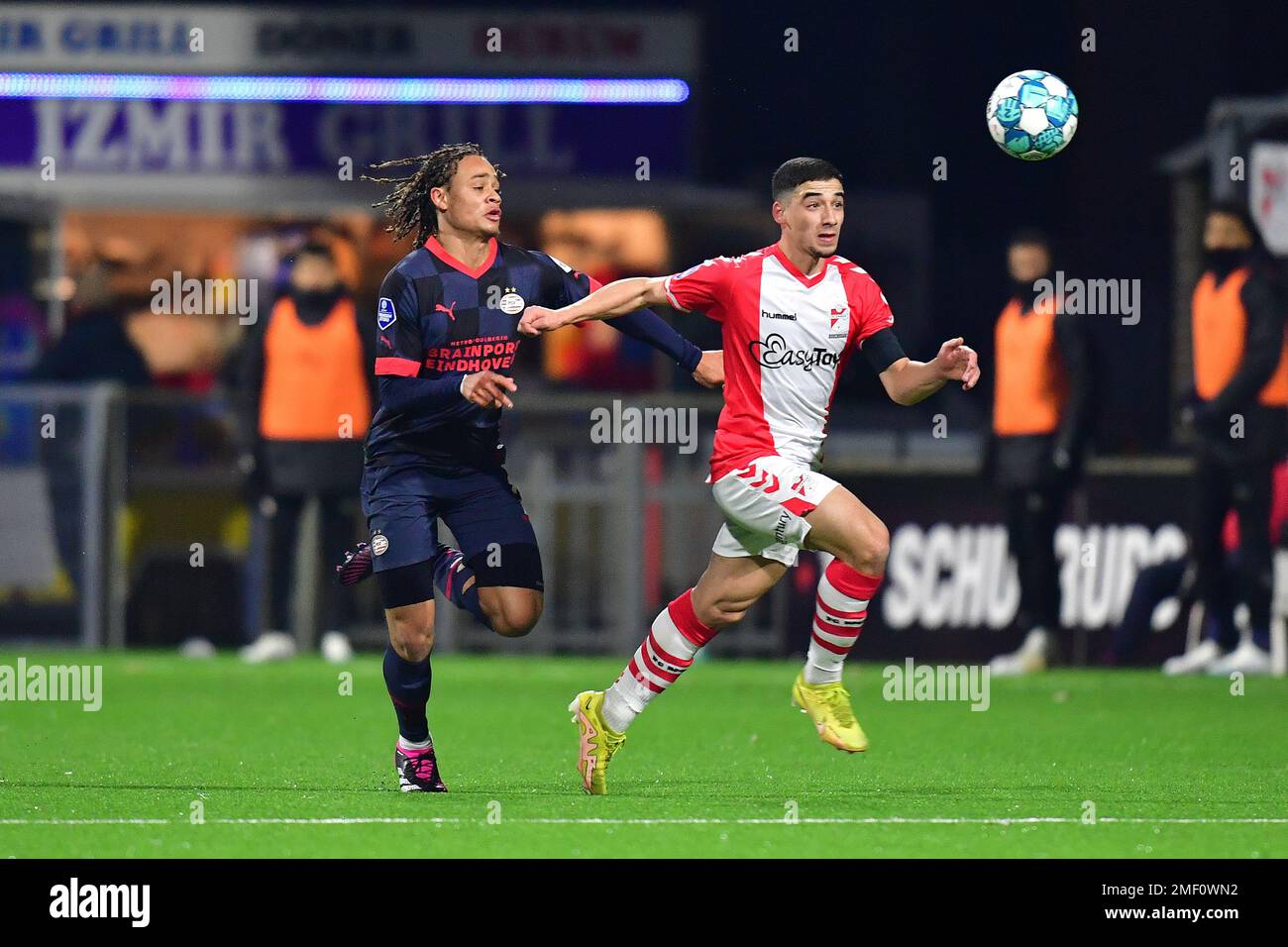 EMMEN, 24-01-2023, Stadion De Oude Meerdijk, football, Dutch Eredivisie ...