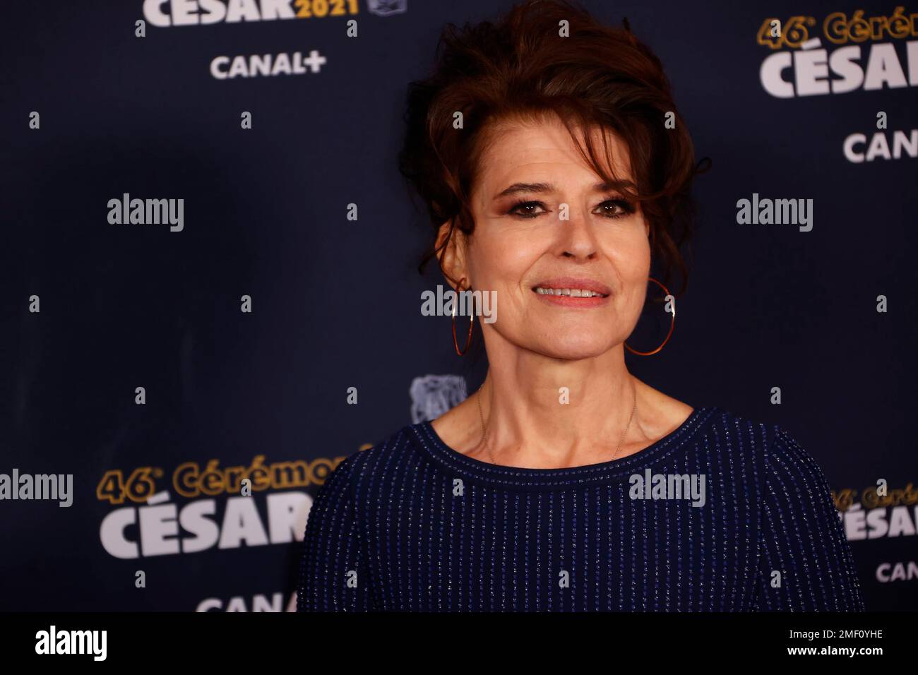 French actress Fanny Ardant poses prior to the 46th Cesar Award ...