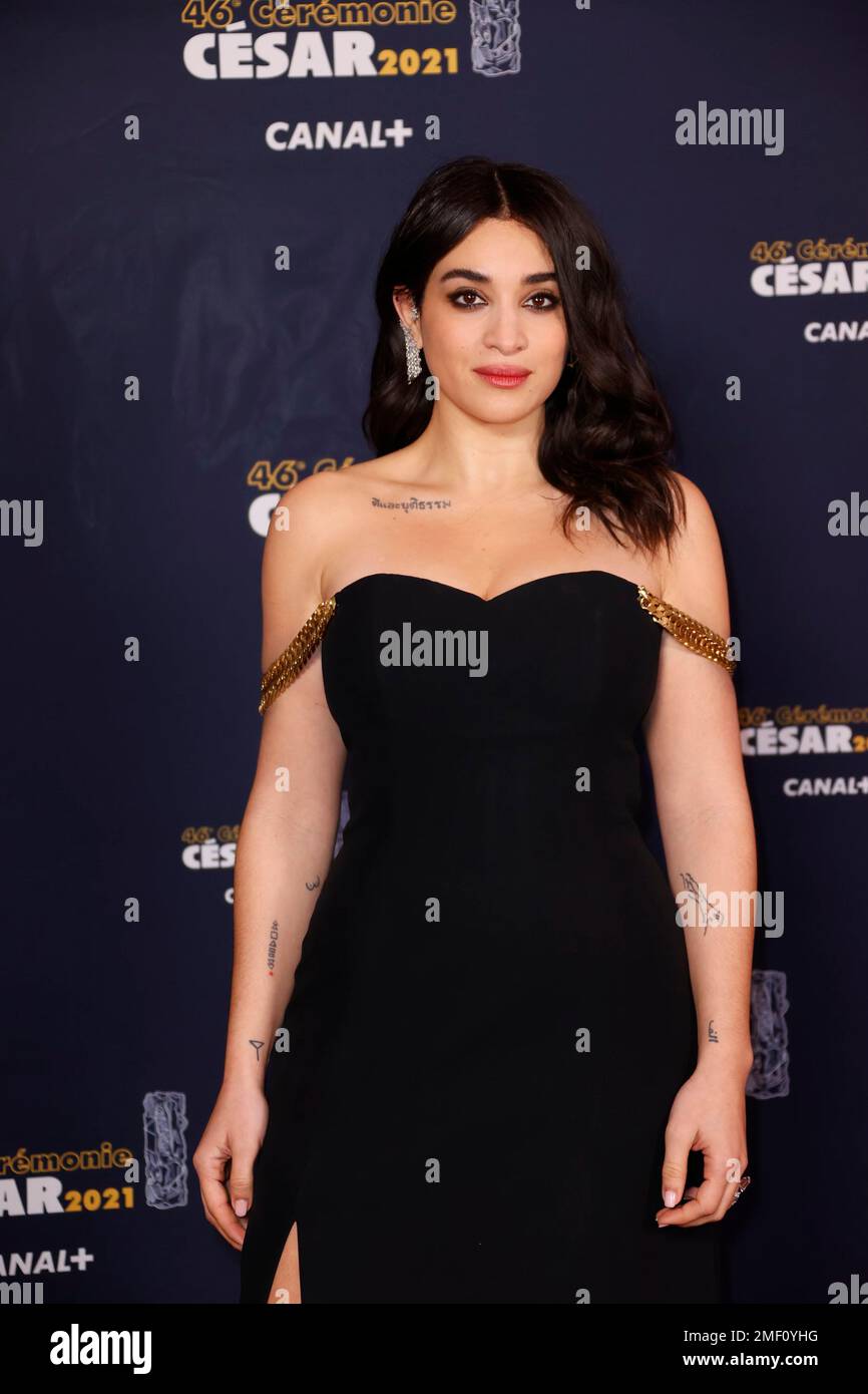 French actress and singer Camelia Jordana poses prior to the 46th Cesar ...