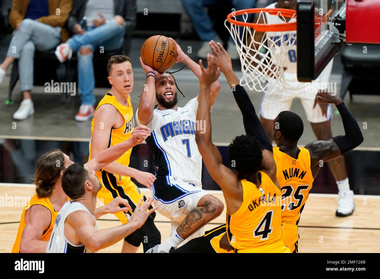 Orlando Magic guard Michael Carter-Williams (7) takes a shot during the ...