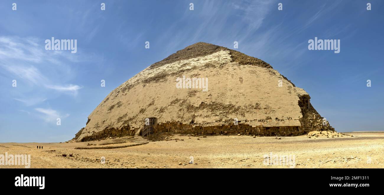 Bent Pyramid in Dahshur, Egypt Stock Photo - Alamy