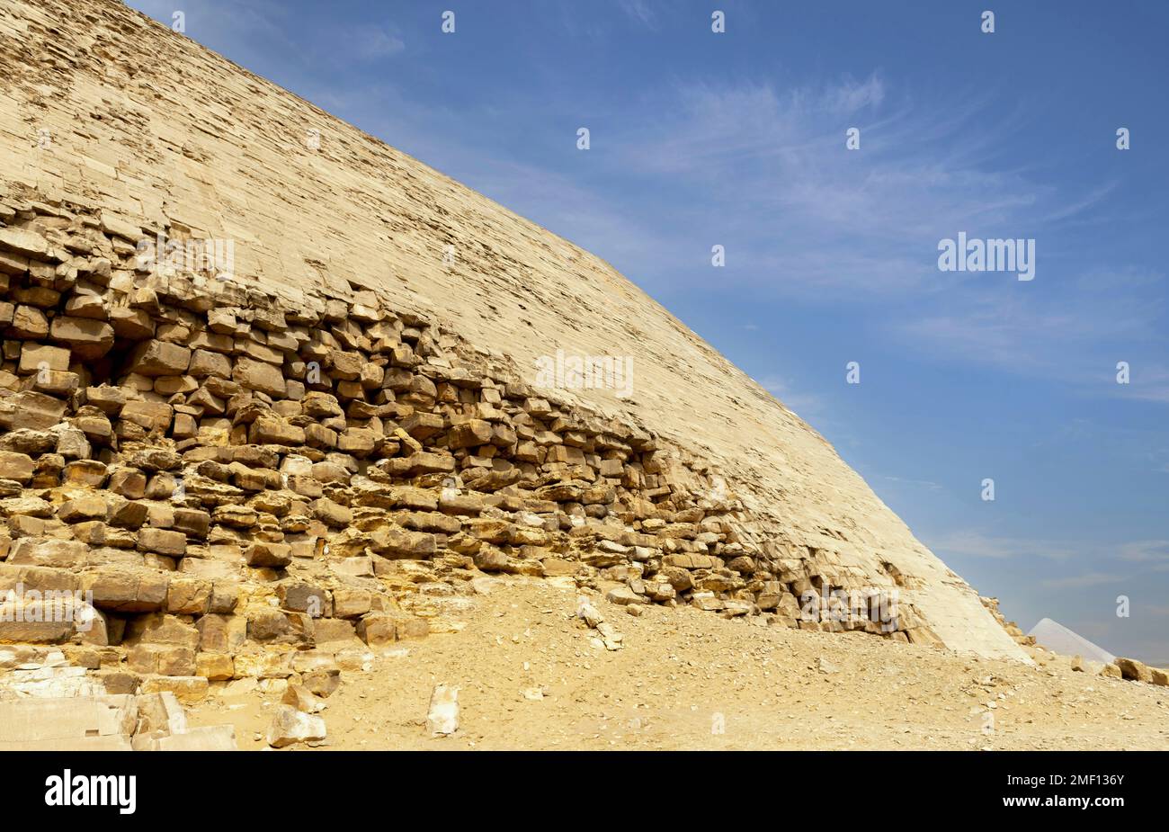 Bent Pyramid in Dahshur, Egypt Stock Photo - Alamy