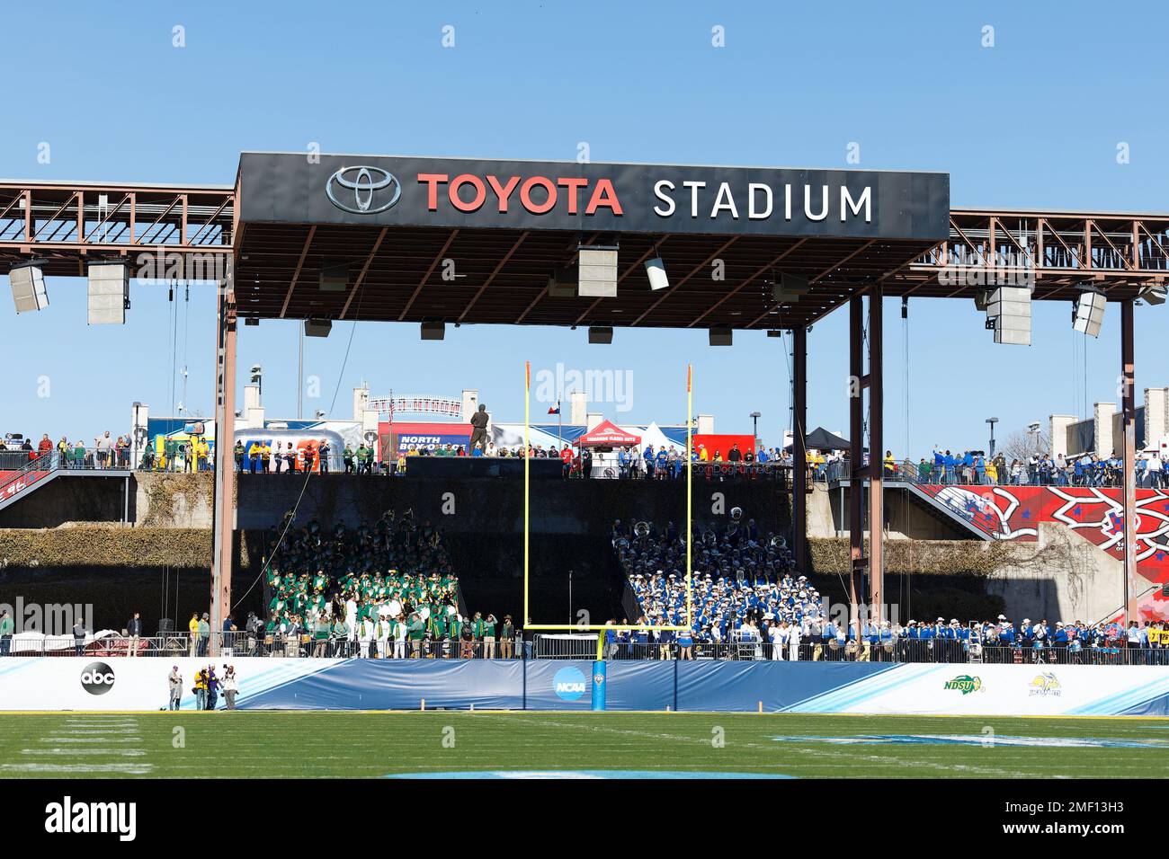 Toyota Stadium before kickoff of the North Dakota State Bison against ...