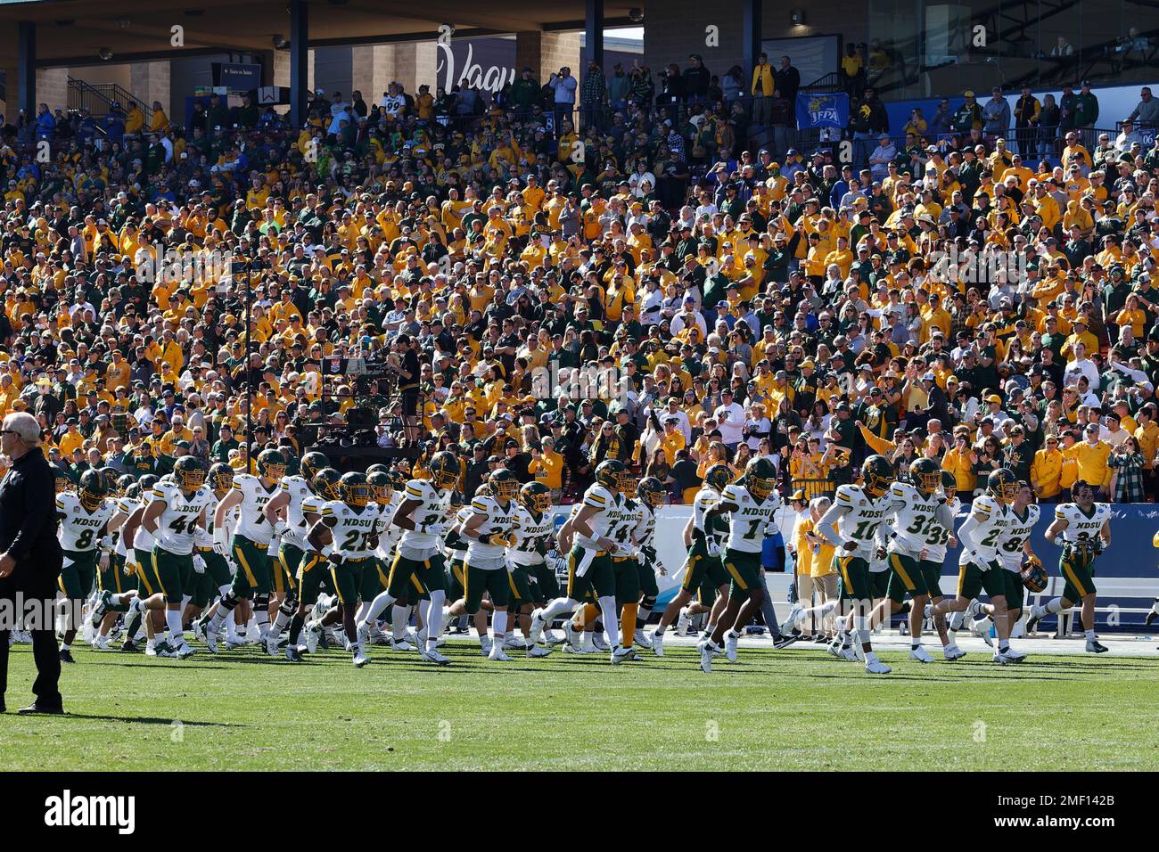North Dakota State Bisons take the field for the 2023 NCAA Division I ...