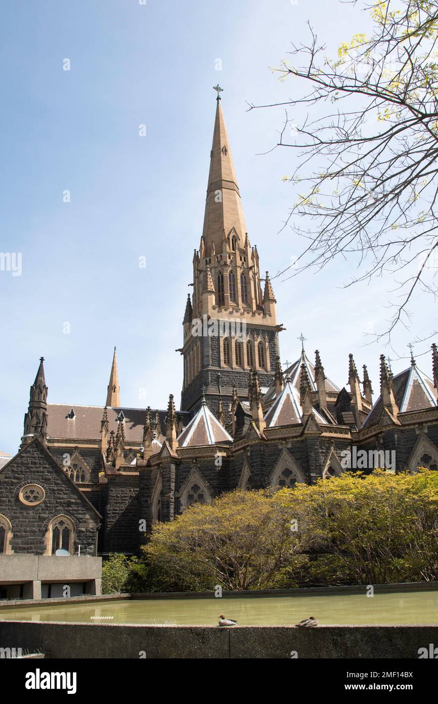 A church with spire in Melbourne Australia Stock Photo - Alamy