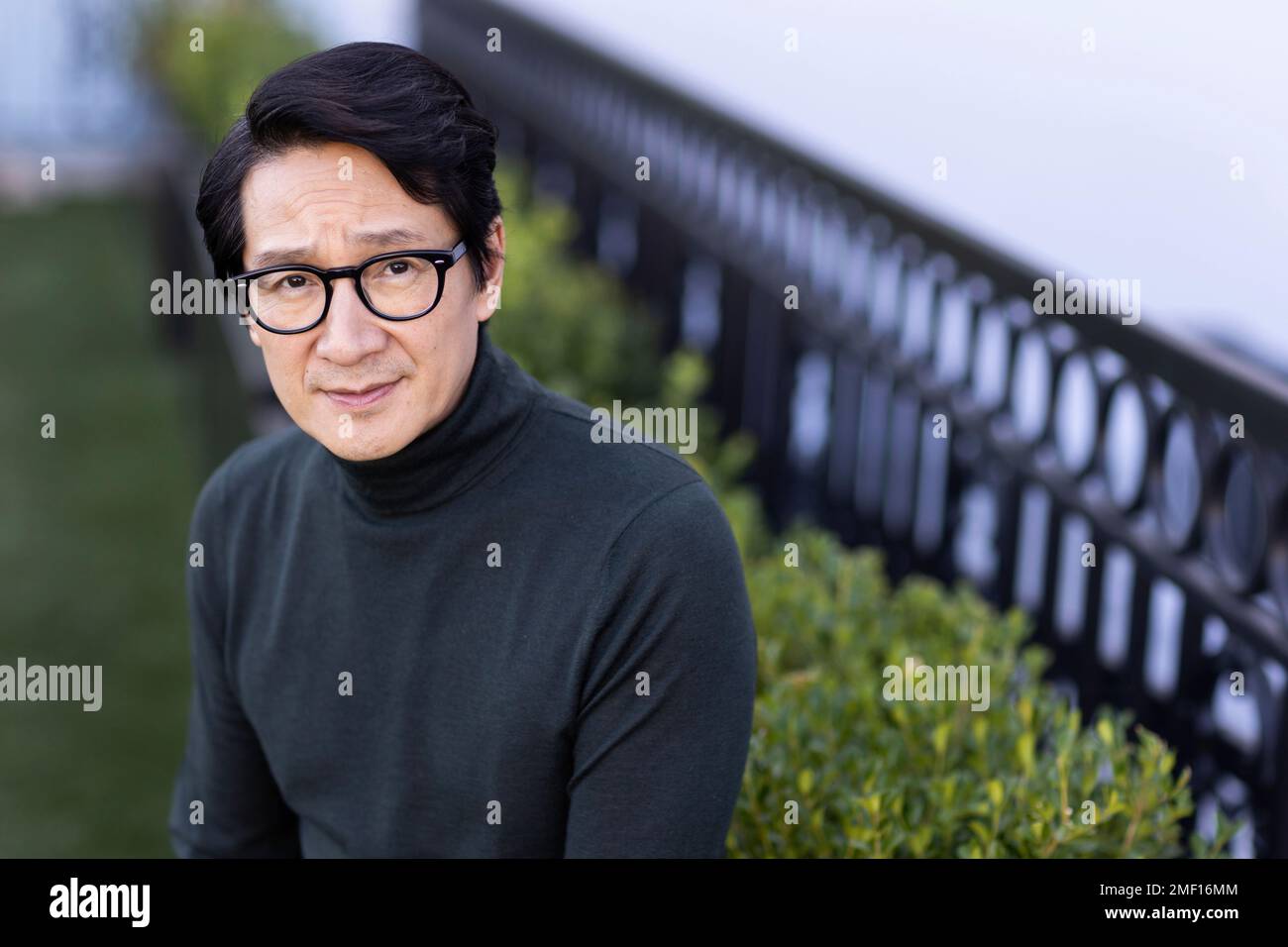 Ke Huy Quan, star of "Everything Everywhere All at Once," poses for a ...