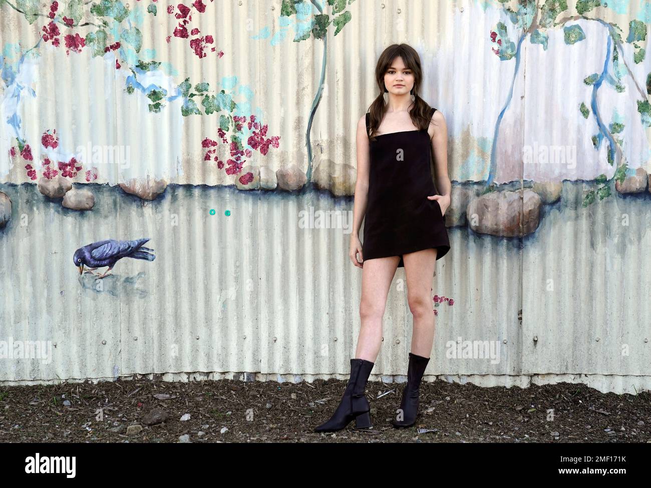 Actress Ciara Bravo poses for a portrait, Thursday, Feb. 18, 2021, in ...
