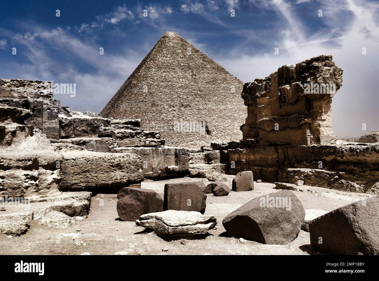 Giza pyramids, cairo, egypt Stock Photo - Alamy