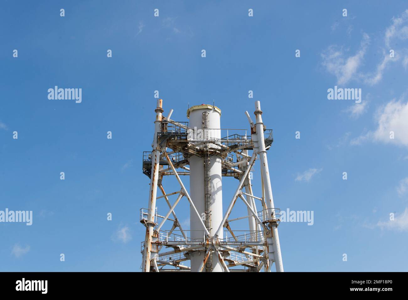 This photo shows the exhaust stack shared with the Unit 1 and 2 ...