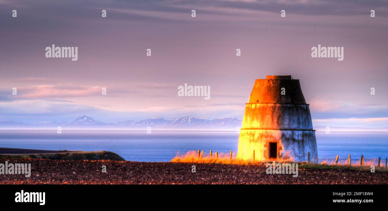 the doocot beside findlater castle aberdeenshire scotland Stock Photo ...