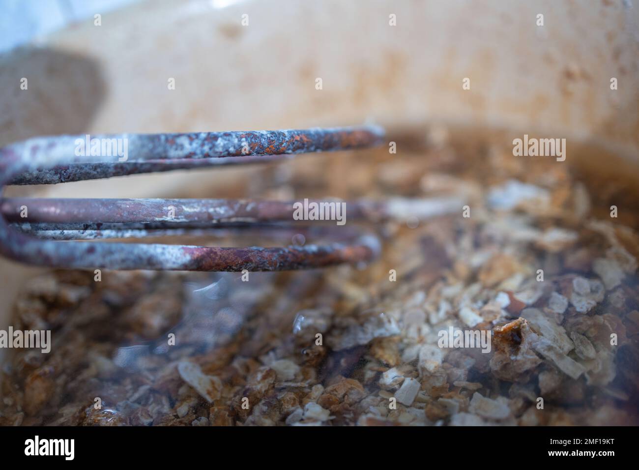 boiler cleaning from scale. the heater from the boiler was destroyed by ...
