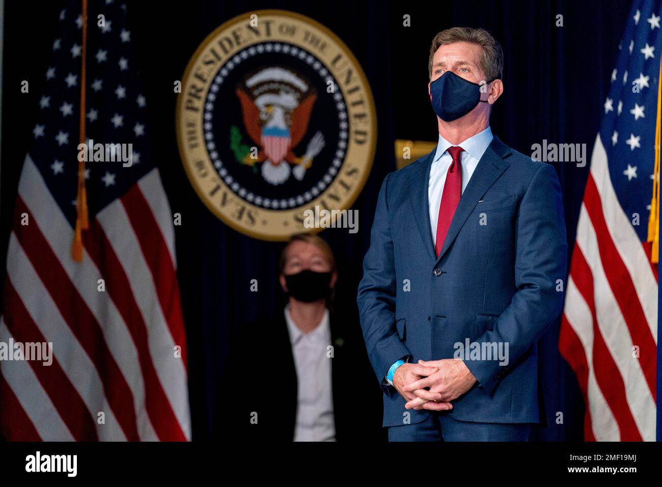 Johnson and Johnson Chairman and CEO Alex Gorsky attends an event with ...