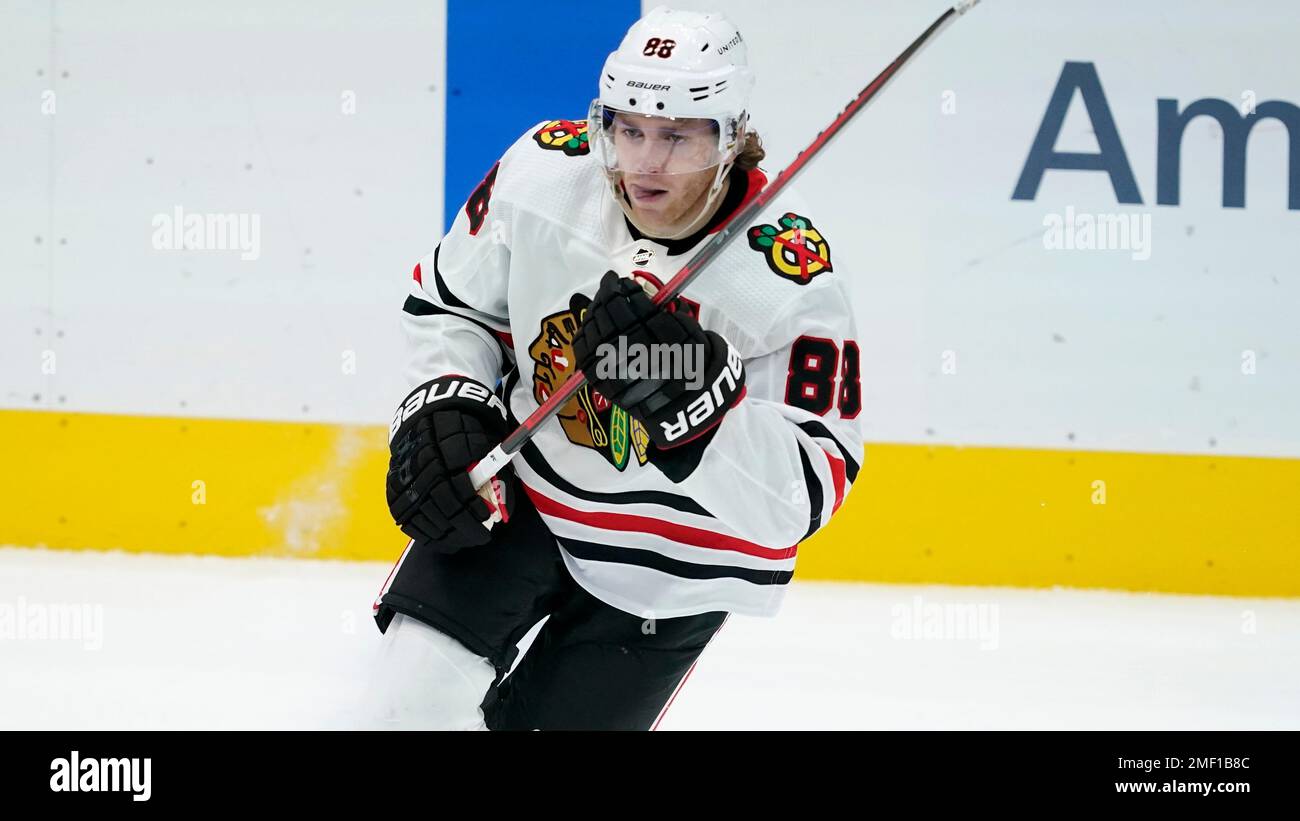 Chicago Blackhawks' Patrick Kane skates against the Dallas Stars during ...