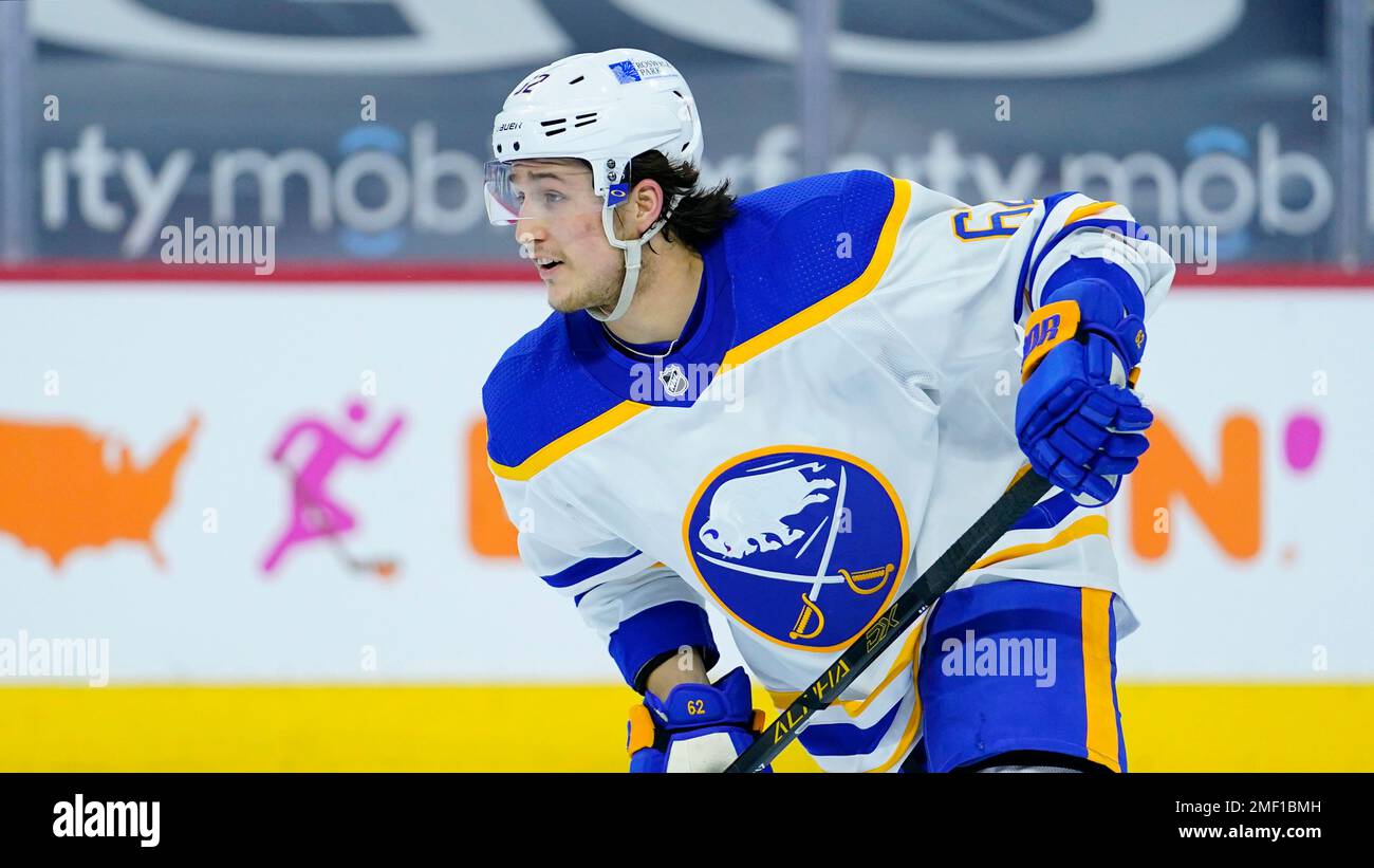 Buffalo Sabres' Brandon Montour plays during an NHL hockey game against ...