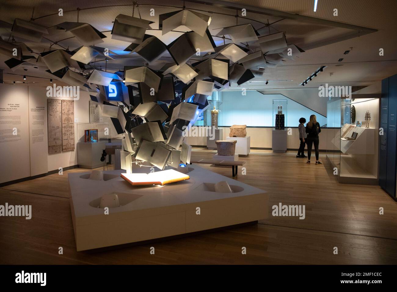 Visitors tour the Jewish museum in Tel Aviv, Israel, Tuesday, March 9 ...