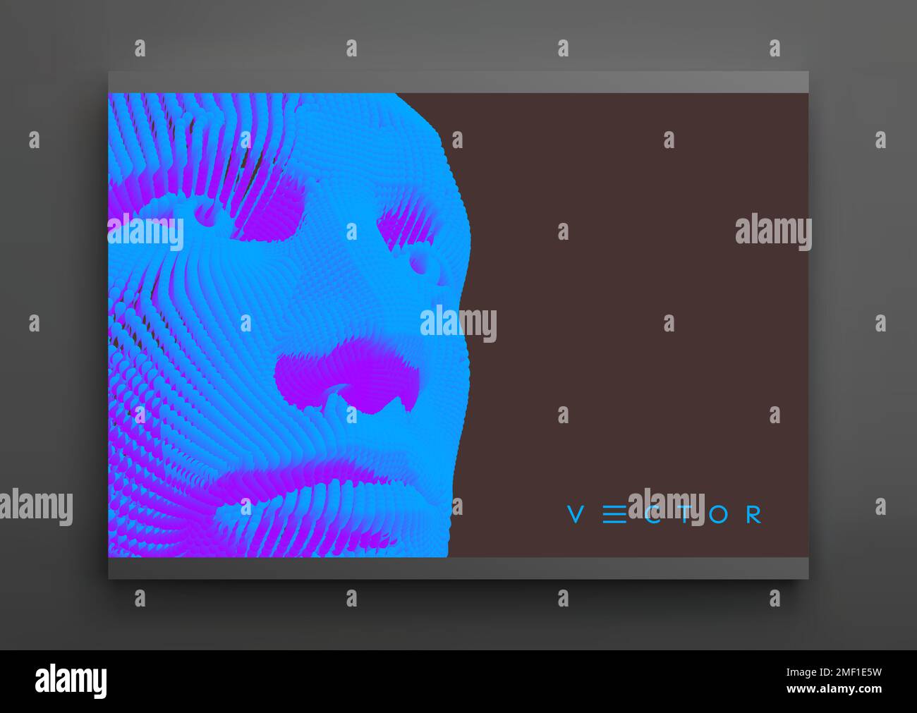 Portrait an anonymous man Stock Vector Images - Alamy