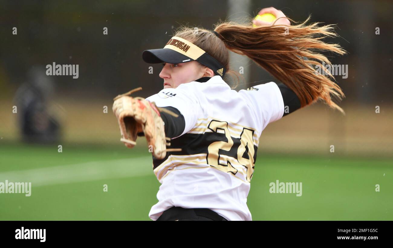 Western Michigan pitcher Reily Galloway (24) against Stephen F Austin ...