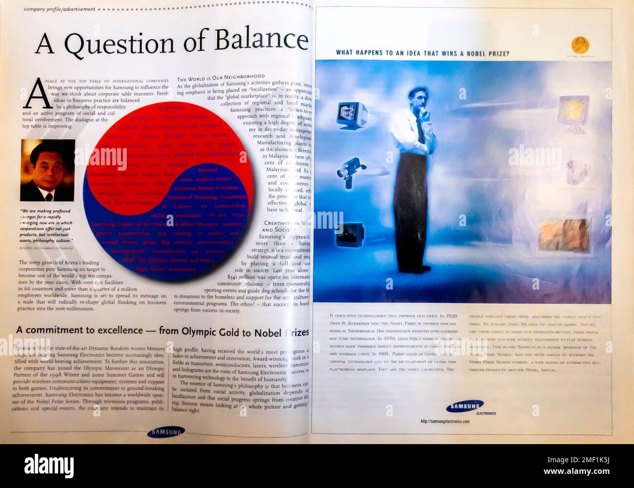 Samsung ad hi-res stock photography and images - Alamy