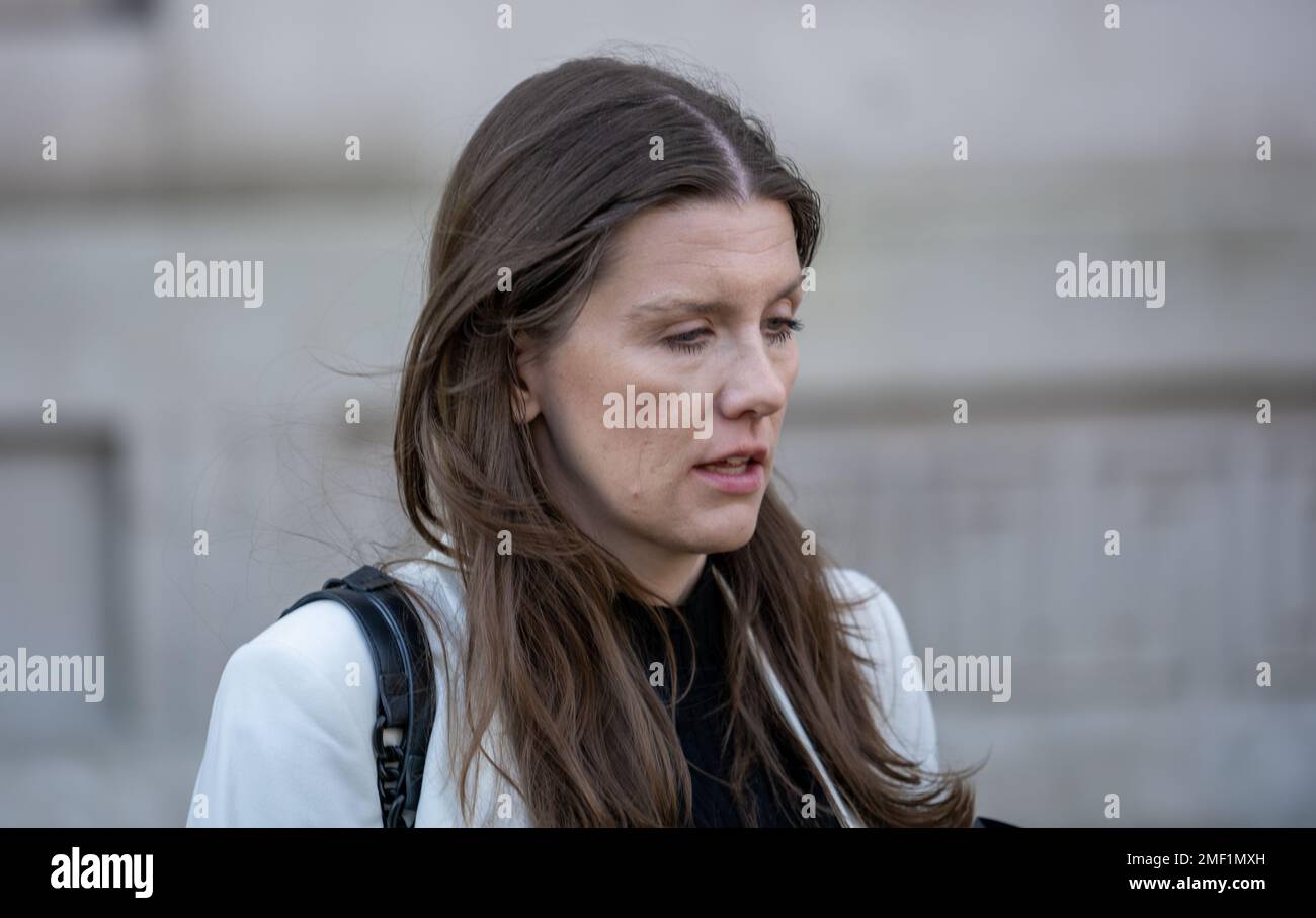 London, UK. 24th Jan, 2023. Michelle Donelan, Culture Secretary, at the ...