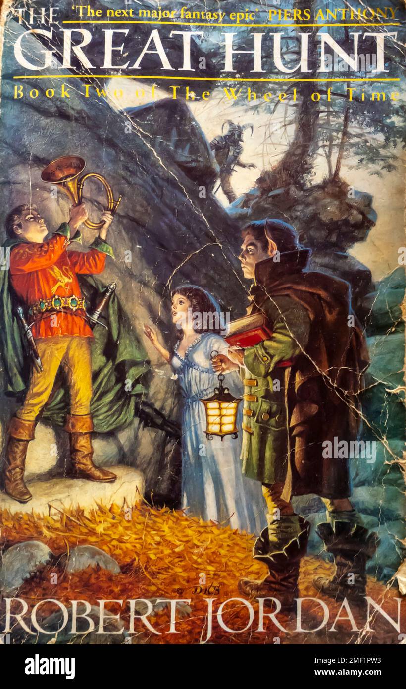 The Great Hunt Novel by Robert Jordan 1990 Stock Photo - Alamy