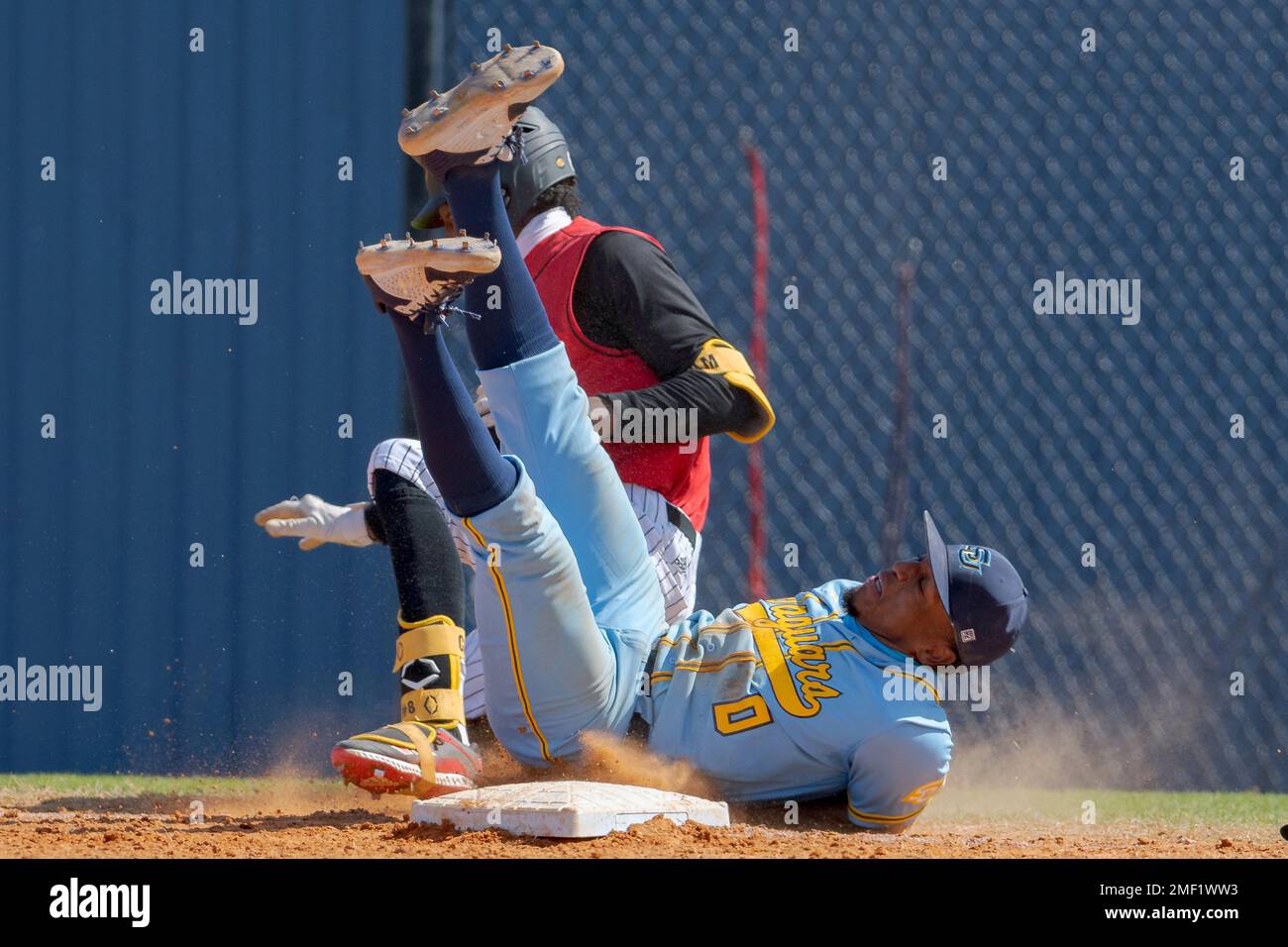 After the throw to first base went high over his his head Southern ...