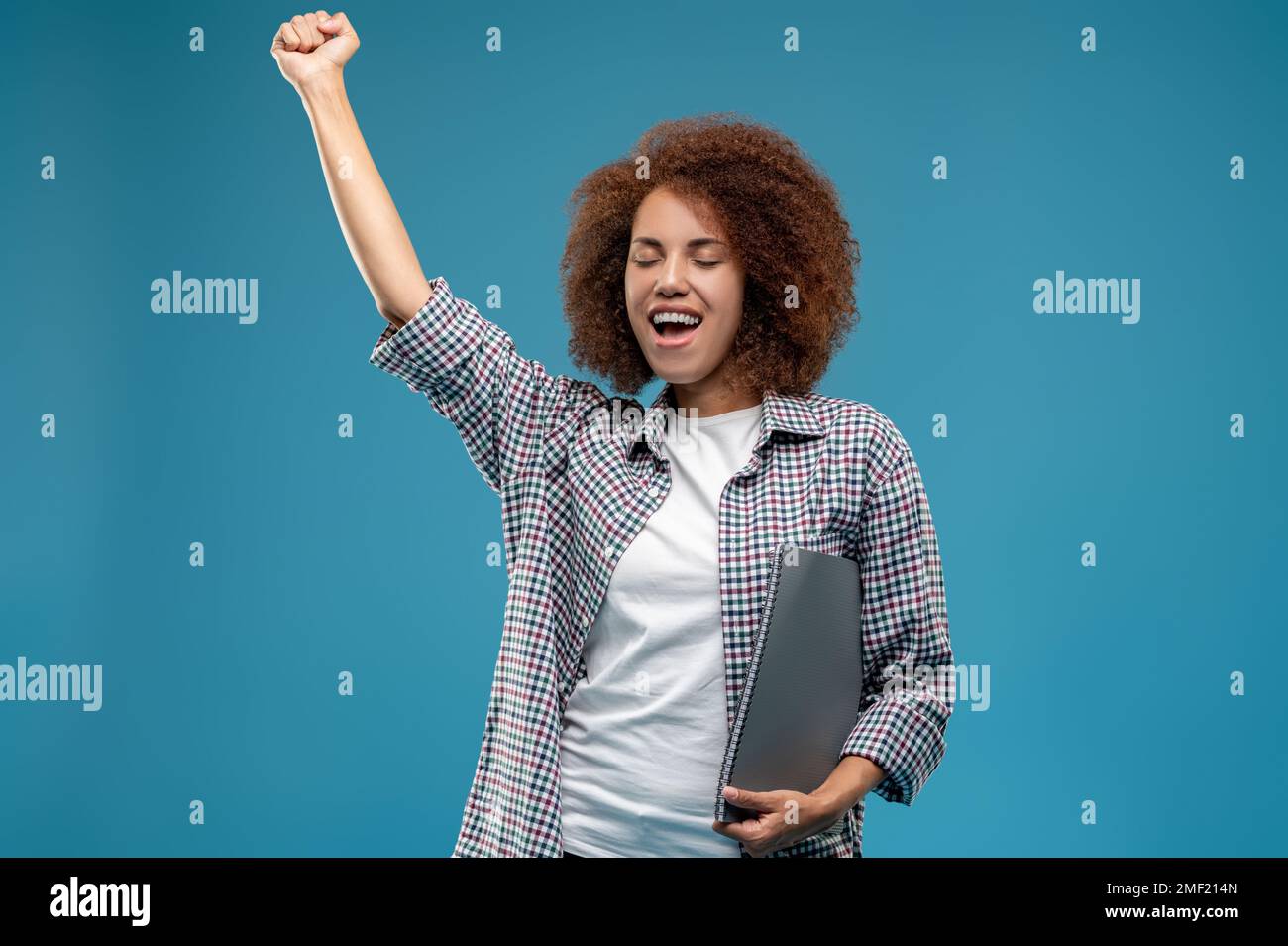 Energized woman hi-res stock photography and images - Alamy