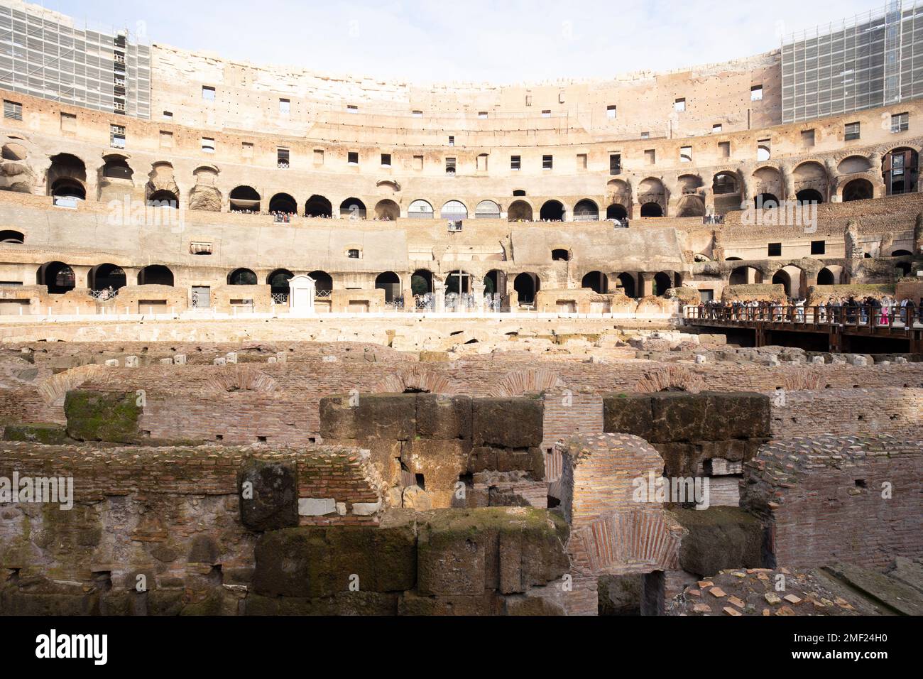 The Colosseum or Flavian Amphitheater Rome Stock Photo - Alamy