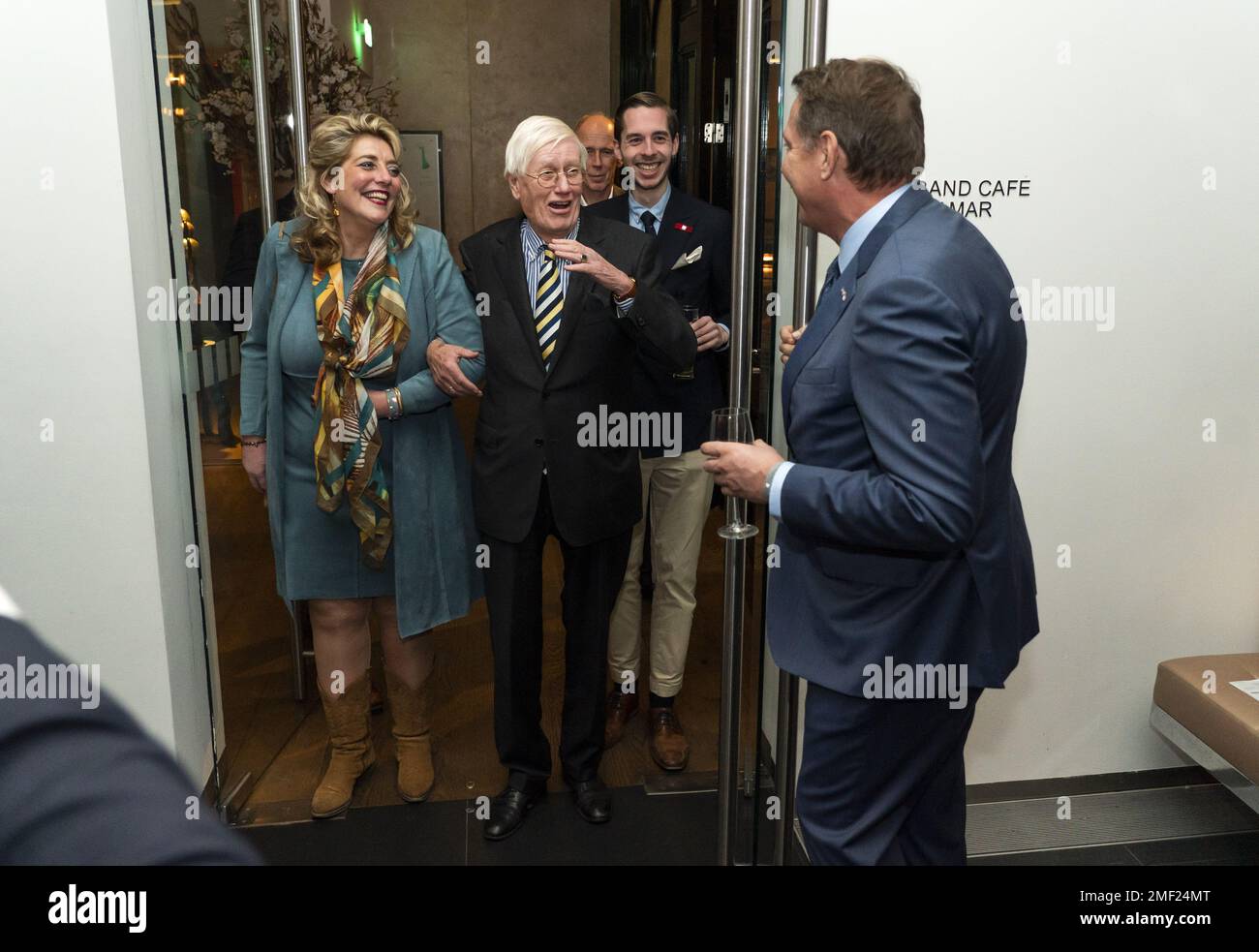 AMSTERDAM - Hans Wiegel during an anniversary celebration of the VVD ...