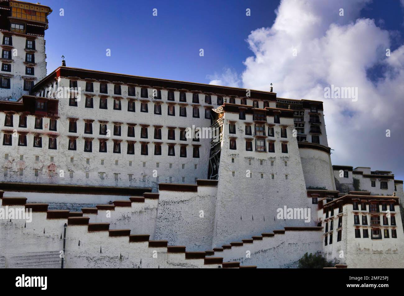 The Potala Palace, Tibet (China, Asia). the mighty palace of the Dalai ...
