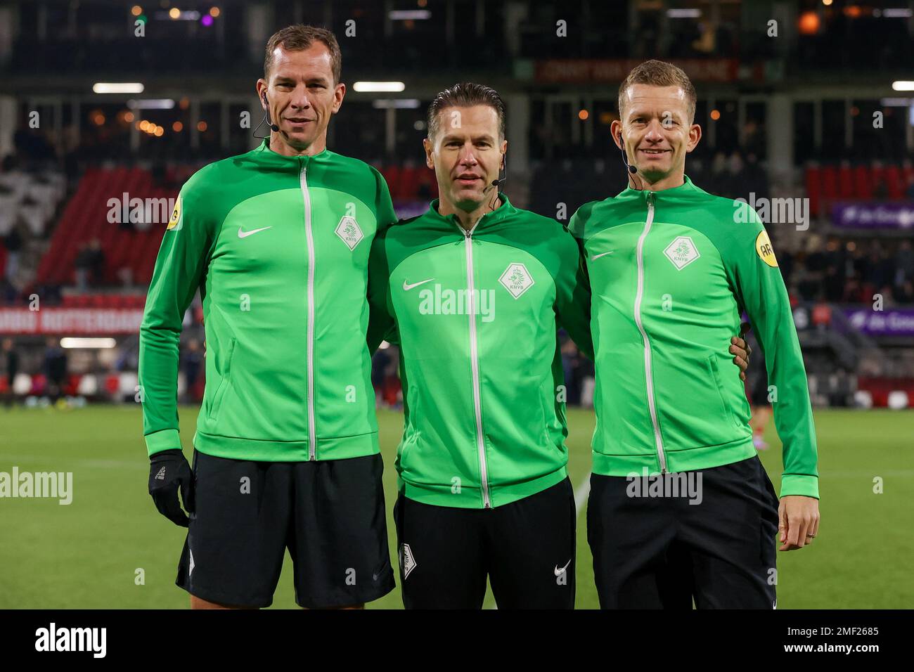 ROTTERDAM, NETHERLANDS - JANUARY 24: Warming up of Assistent referee ...