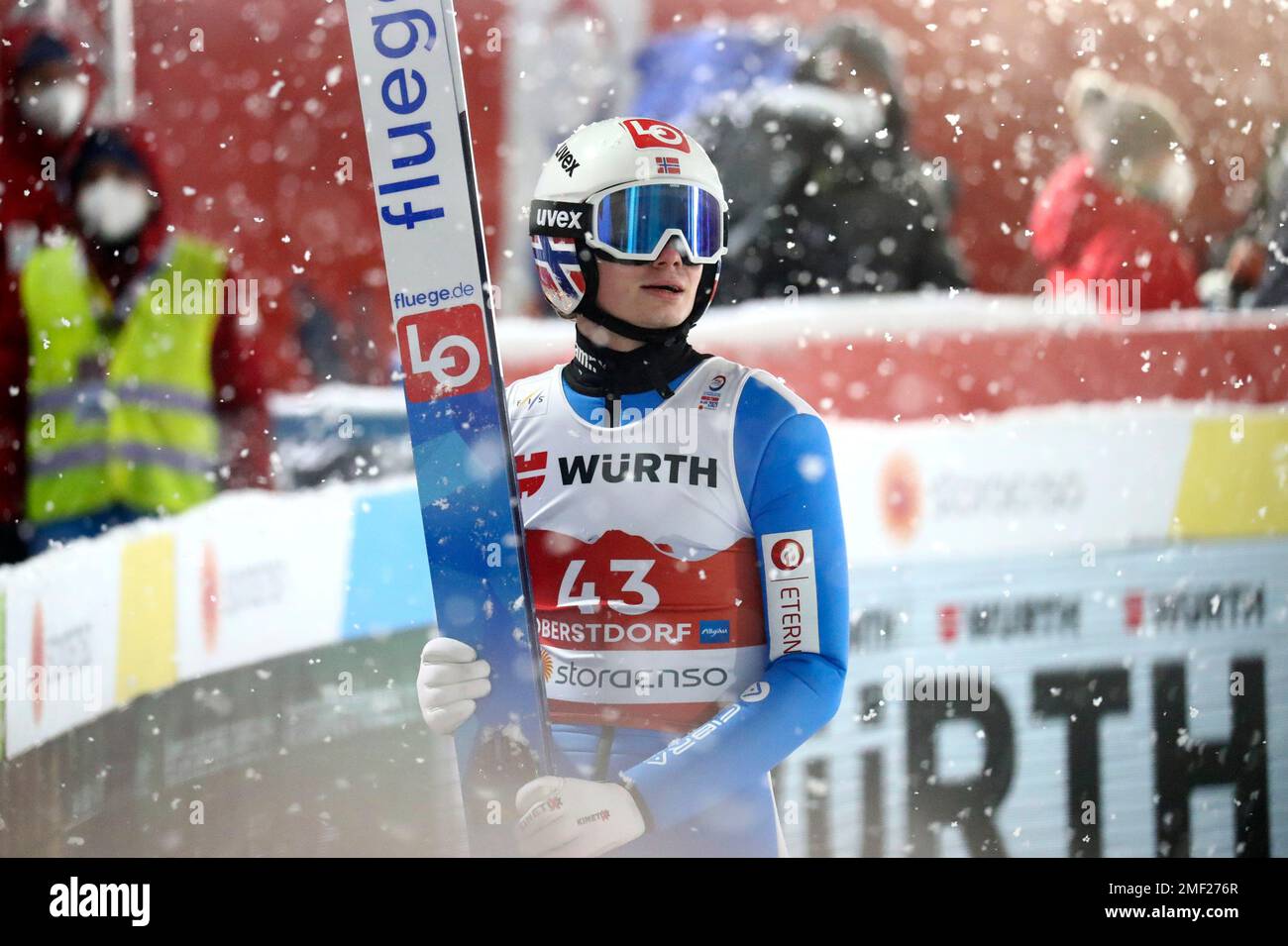 Norway's Marius Linkvik reacts after his run during the WSC Men's Large ...