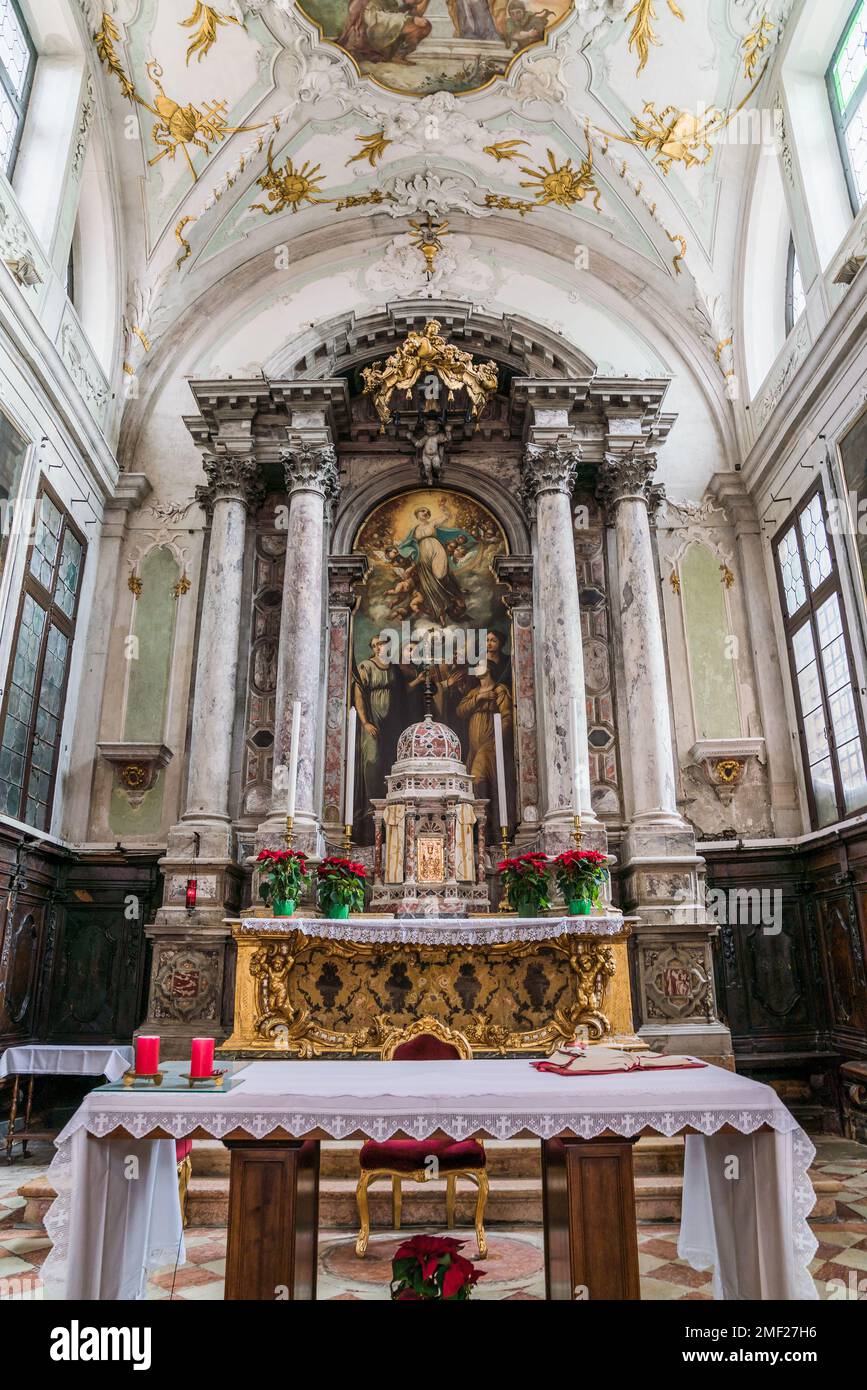 Church redentore interior venice hi-res stock photography and images ...