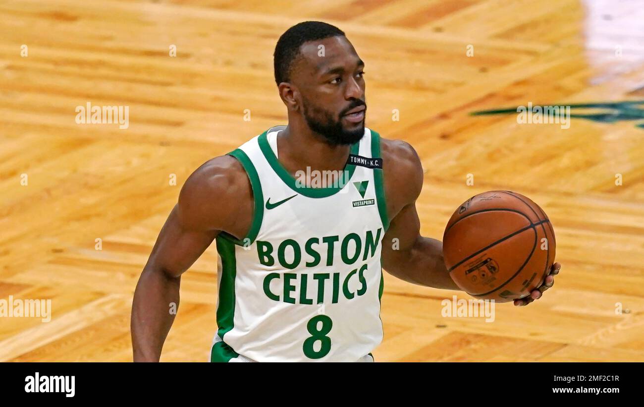 Boston Celtics guard Kemba Walker during an NBA basketball game against ...