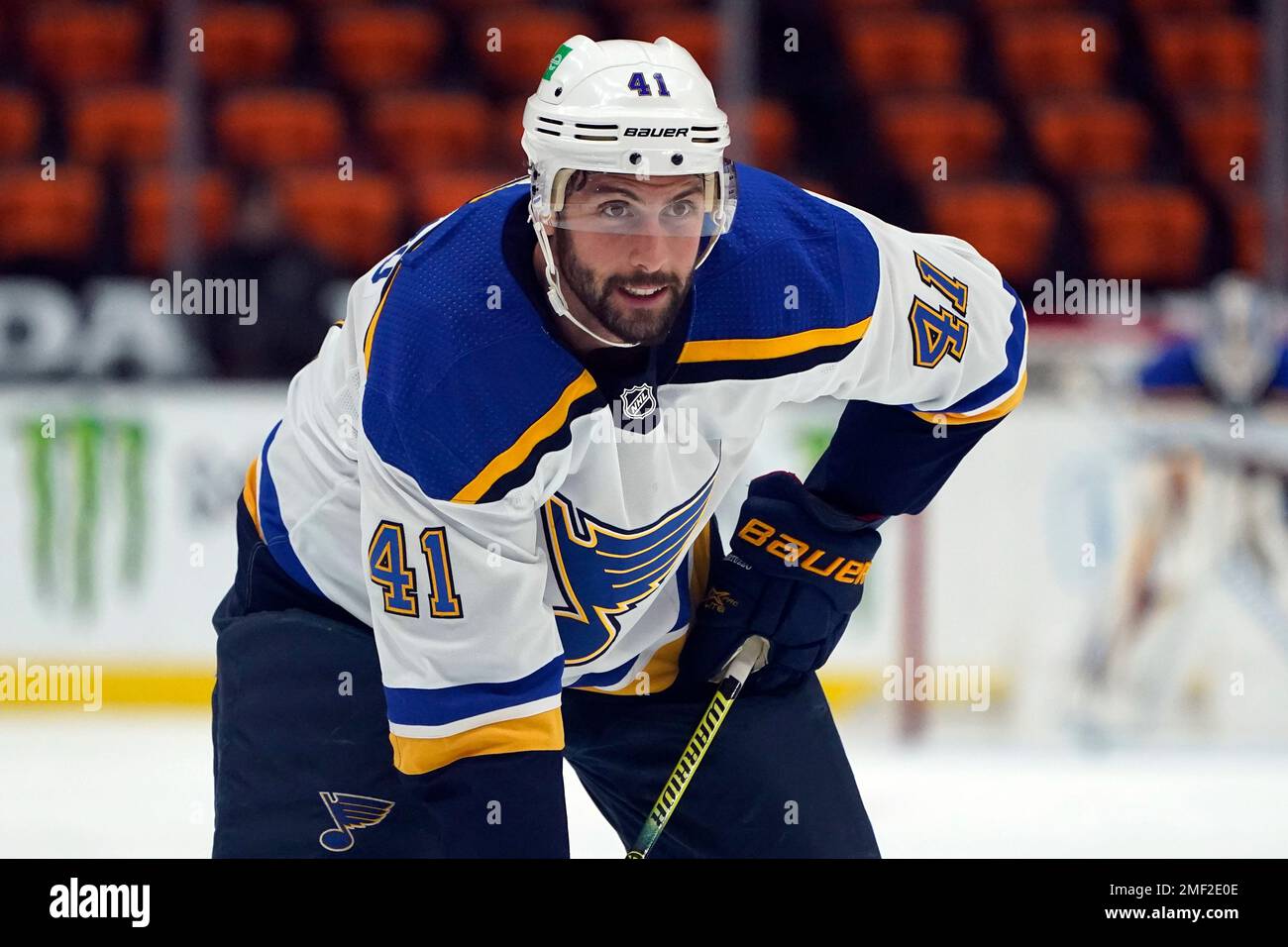 St. Louis Blues defenseman Robert Bortuzzo (41) during the first period ...